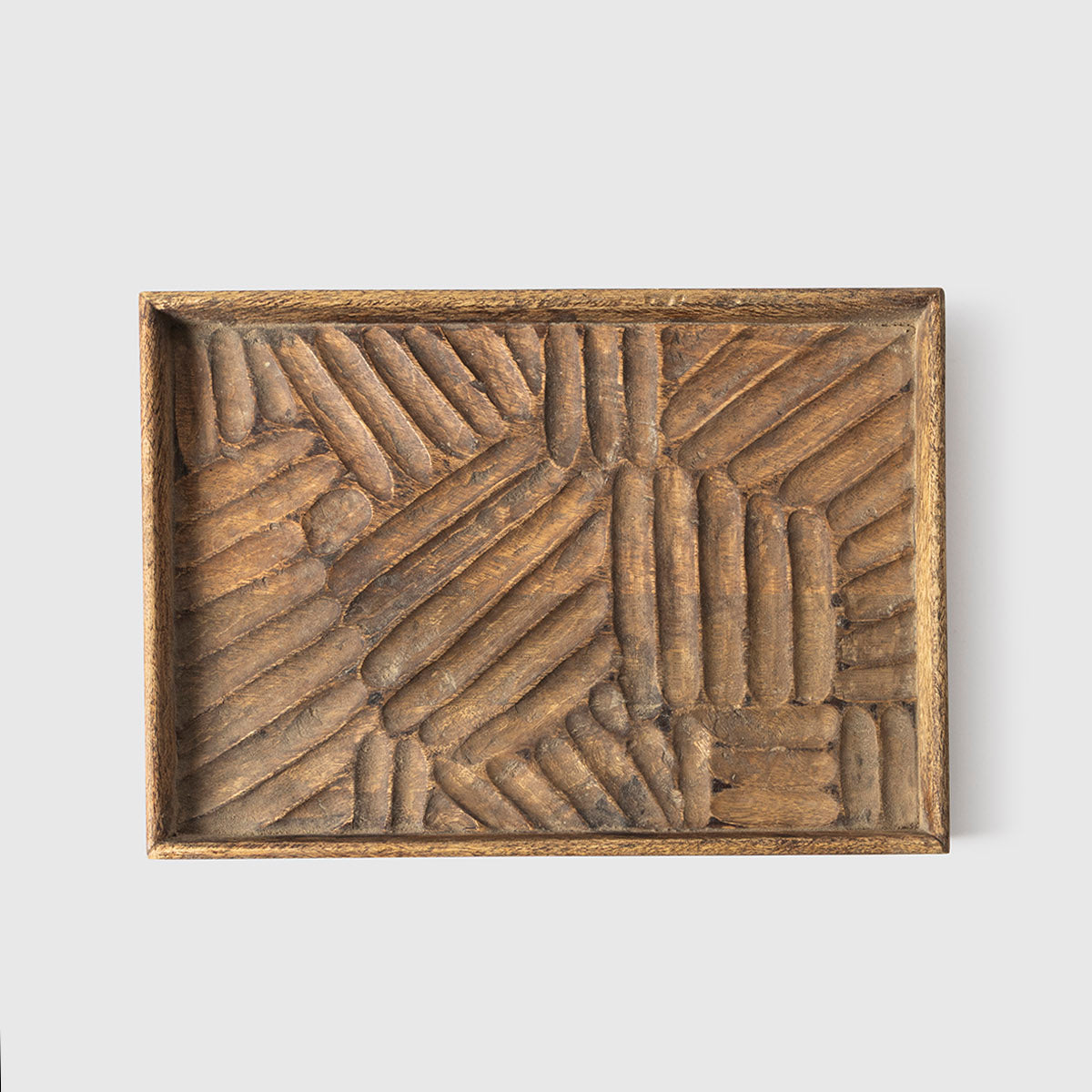 Sinah Handcrafted Wooden Tray – Contrast Living
