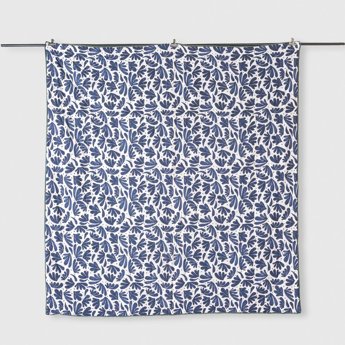 Indigo Canopy Printed Quilt – Contrast Living
